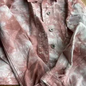 Jackets & Coats | Pink Tie Dye Jean Jacket | Poshmark